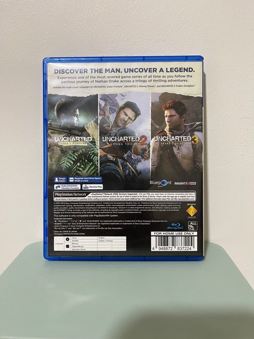 Uncharted Nathan Drake Collection, Video Gaming, Video Games ...