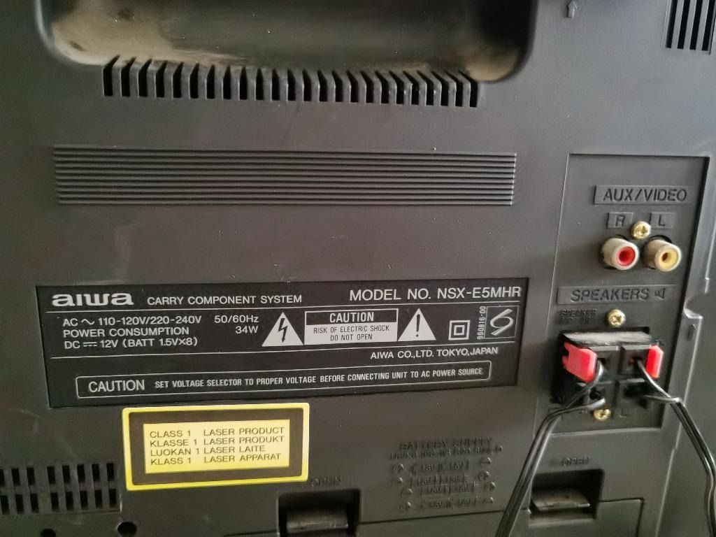 Vintage Retro 80s Aiwa Hifi Aiwa Radio Boombox Cassette Player CD ...