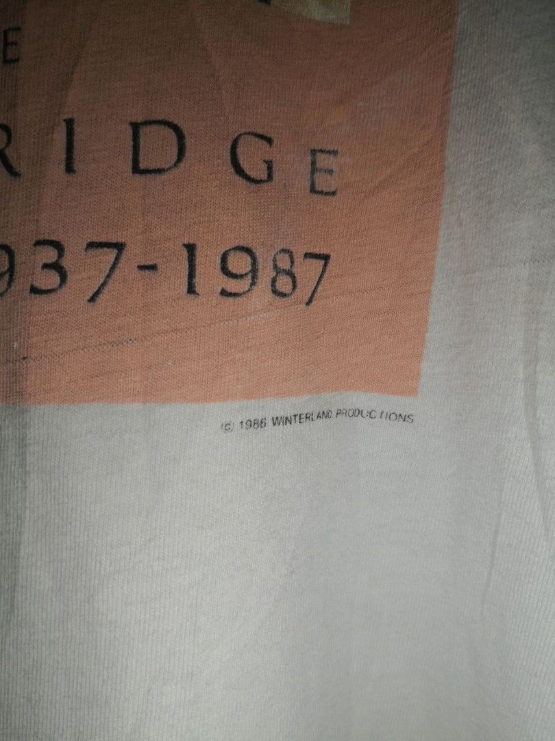 Vintage 1980s Golden Gate Bridge by Daniel Wade Rupe, Men's Fashion ...