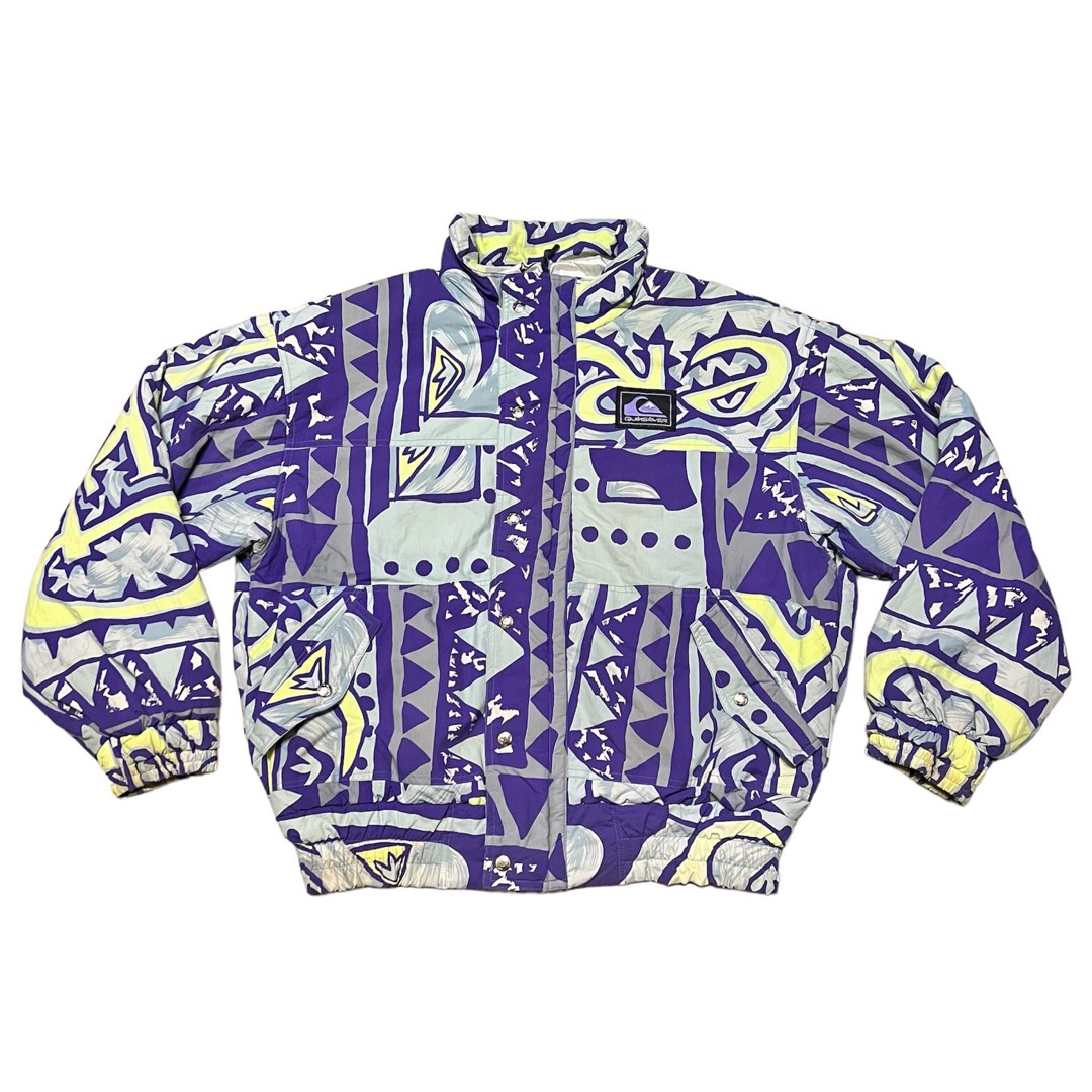 Vintage Quiksilver Full Print Jacket, Men's Fashion, Coats, Jackets and ...