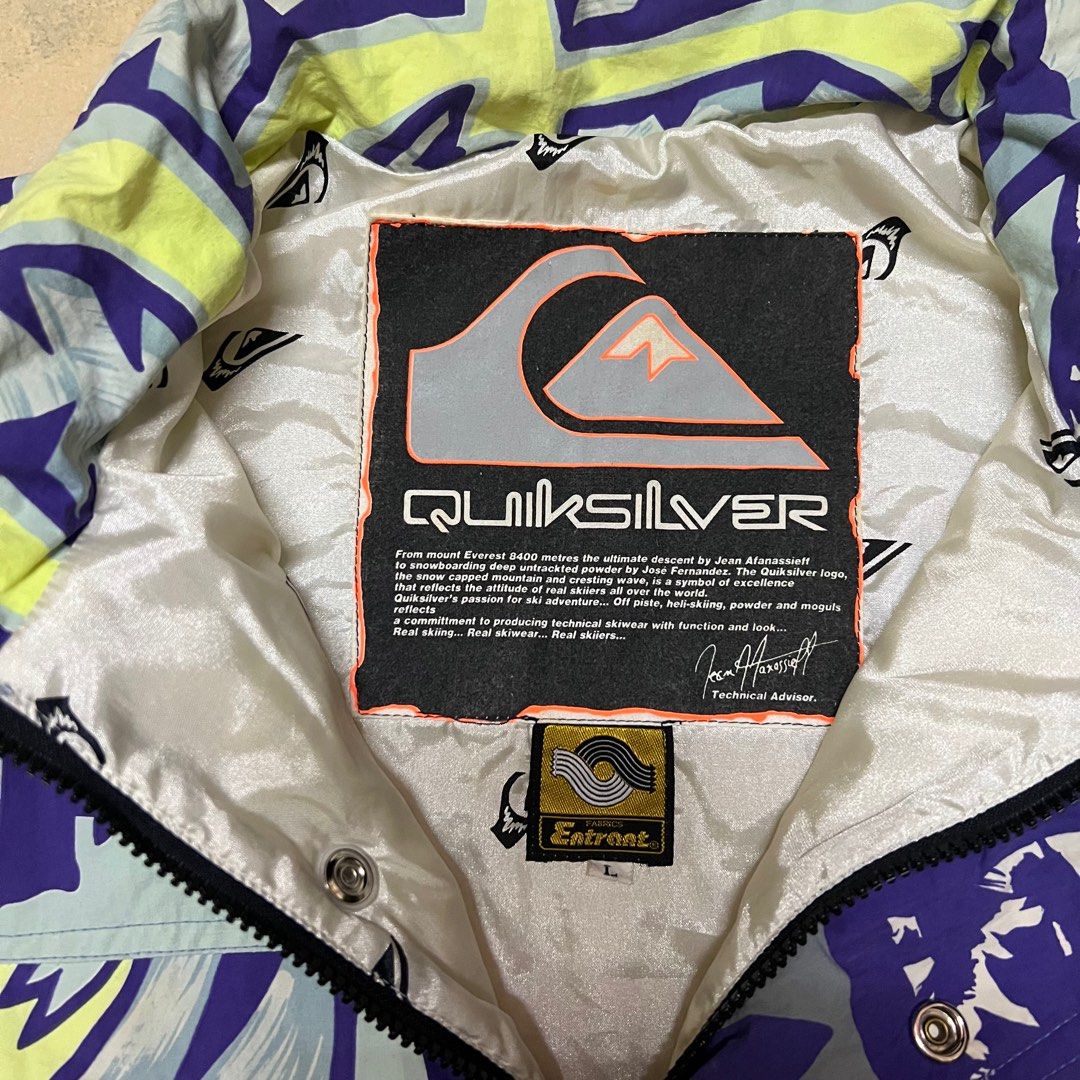 Vintage Quiksilver Full Print Jacket, Men's Fashion, Coats, Jackets and ...