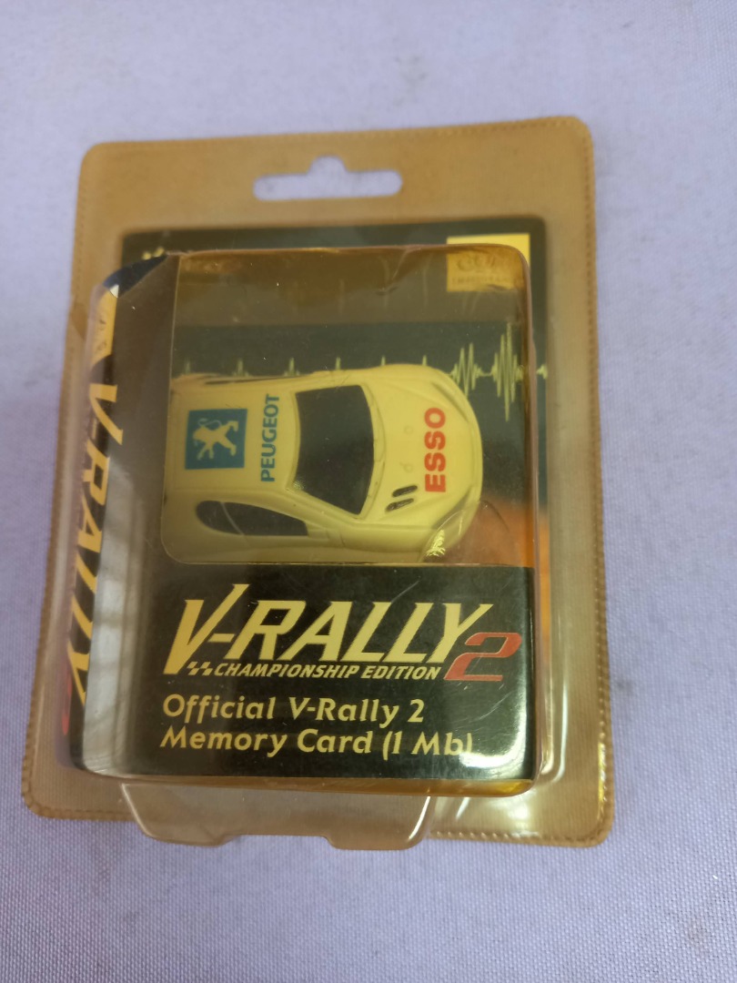 V-RALLY 2 CHAMPIONSHIP EDITION Rare Collectors Memory Card Sony ...