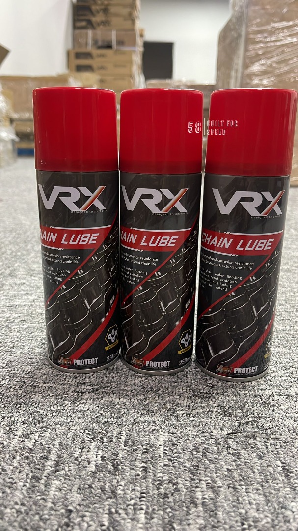 VRX Chain Lube ***250ML *** for All Motorcycle, Motorcycles, Motorcycle Accessories on Carousell
