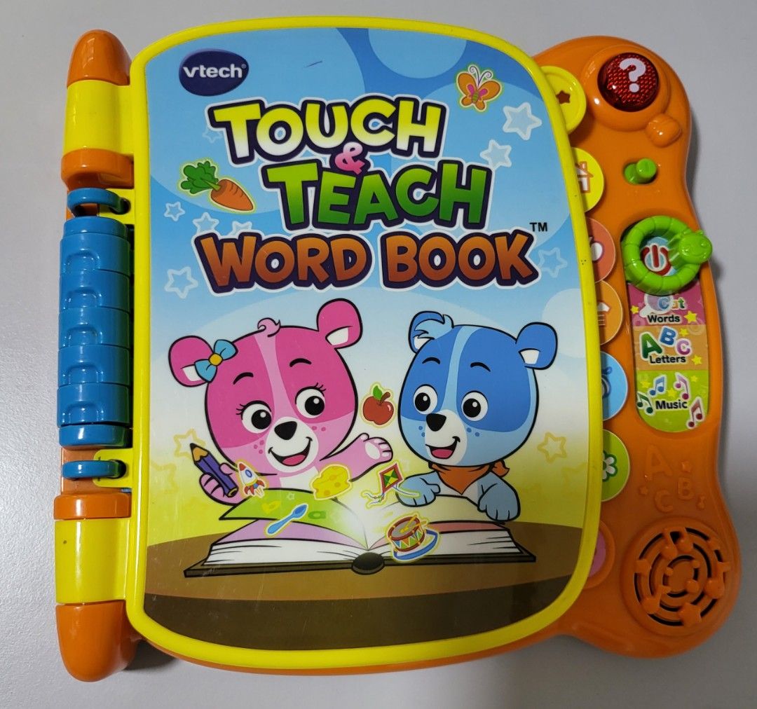 VTech Touch & Teach Word Book, Babies & Kids, Infant Playtime on Carousell