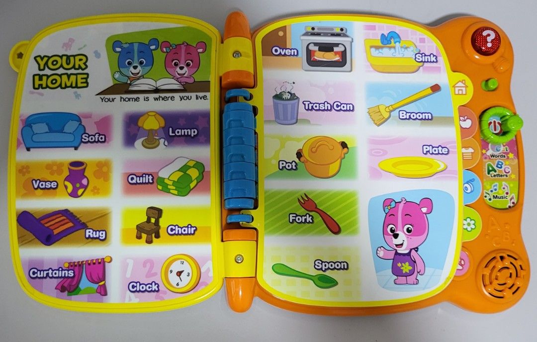 VTech Touch & Teach Word Book, Babies & Kids, Infant Playtime on Carousell