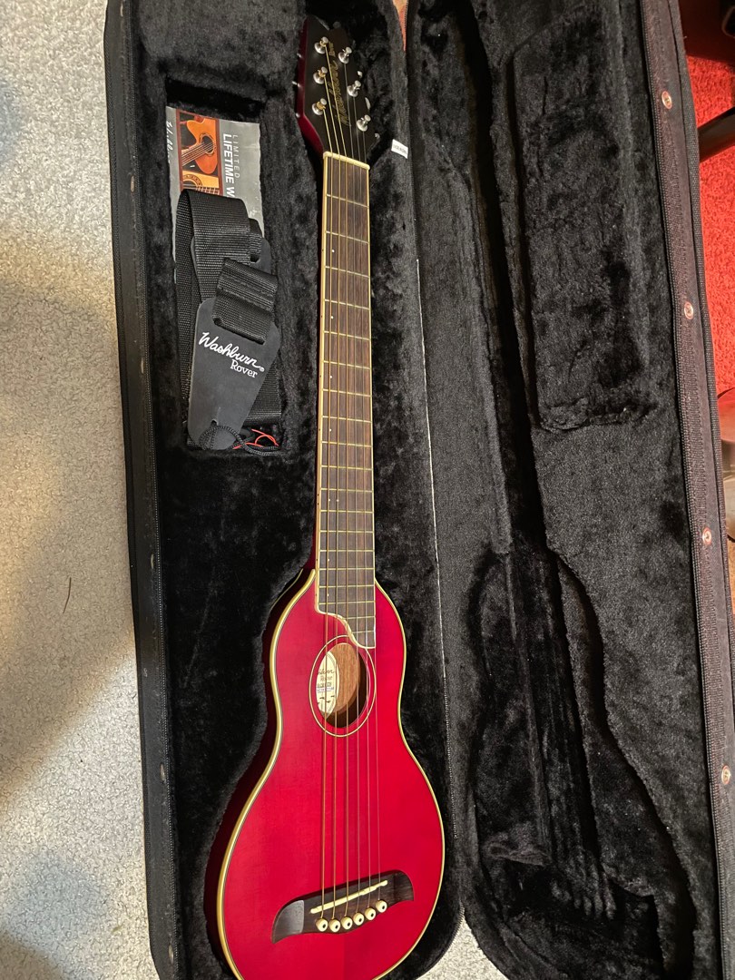 Washburn rover RO1OTR travel guitar, Hobbies & Toys, Music & Media ...