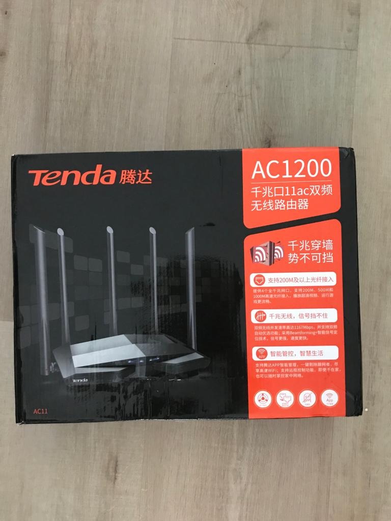 Wifi Router Gigabit 2.4G 5GHz Dual-Band 1167Mbps Wireless Network ...