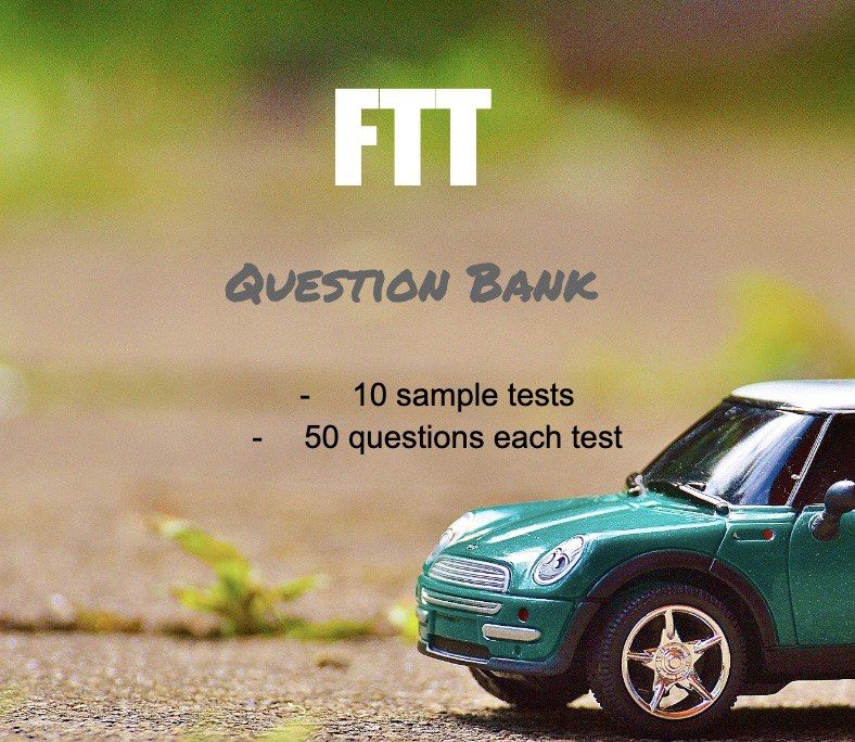 [With 2023 NOTES] BTT & FTT guide/question bank, driving test, over 40 ...