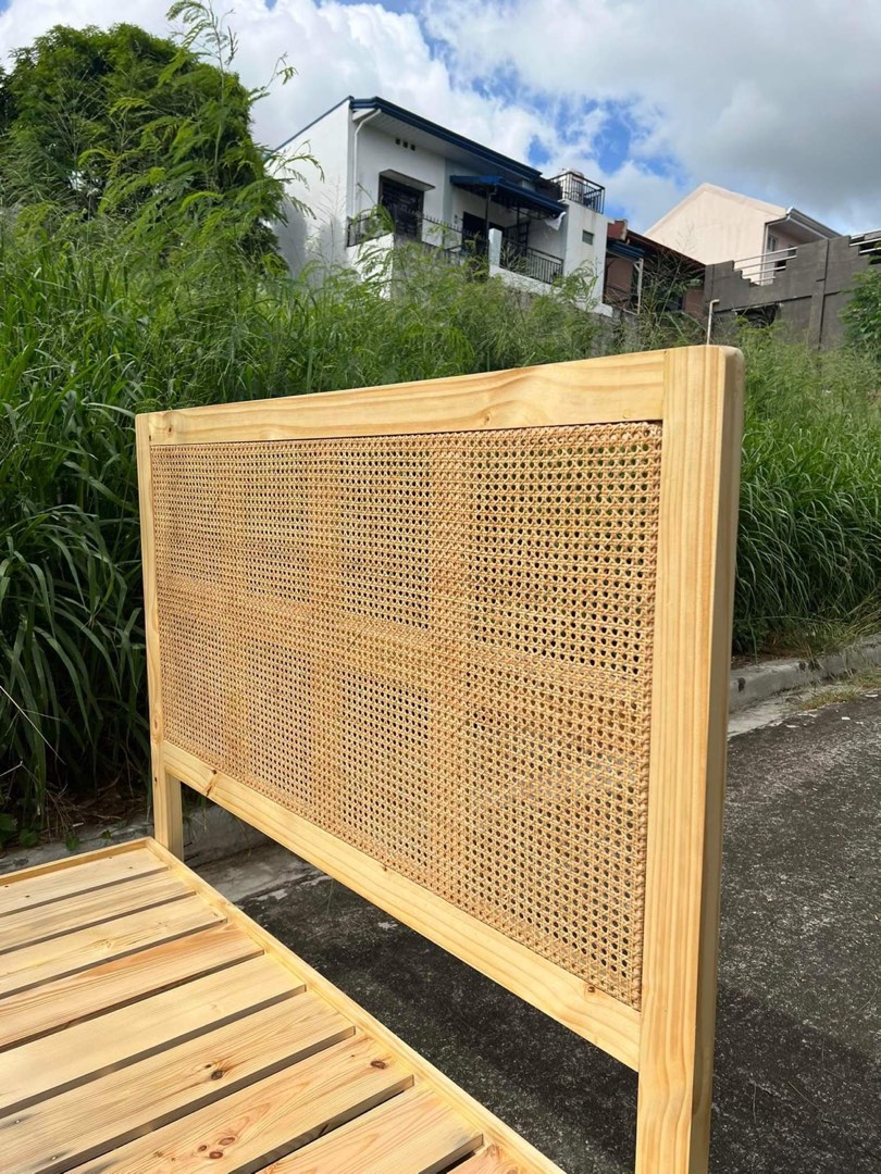 Wooden Solihiya Bed frame, Furniture & Home Living, Furniture, Bed ...