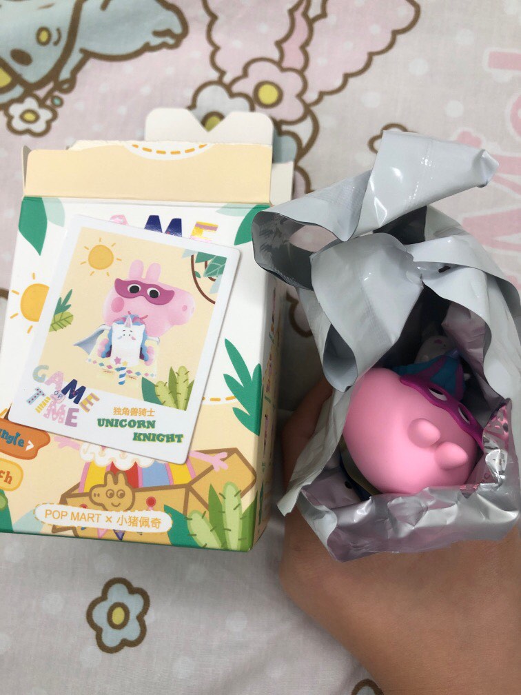 wts pepa pig game time popmart unicorn knight, Hobbies & Toys, Toys ...