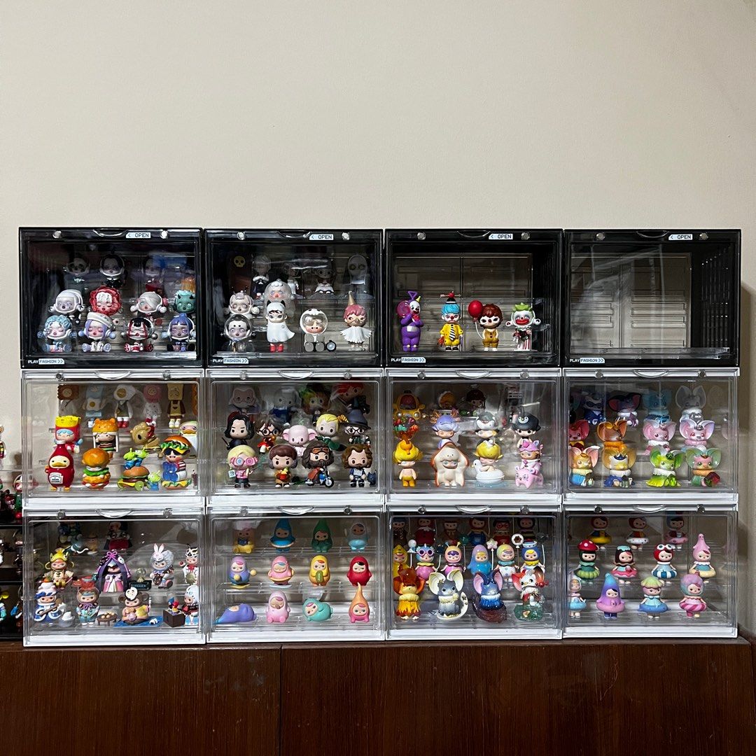 WTS Popmart Display Cases Dimoo Skullpanda Sweetbean Pucky, Hobbies ...