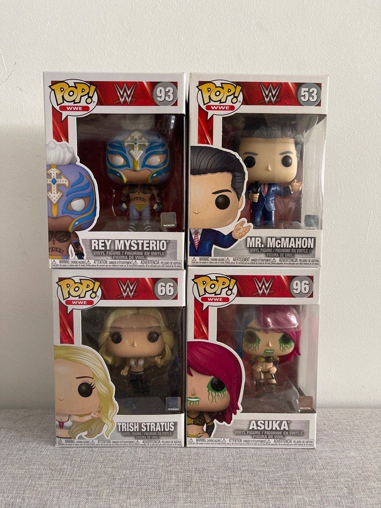 WWE Wrestling Funko Pop, Hobbies & Toys, Toys & Games on Carousell