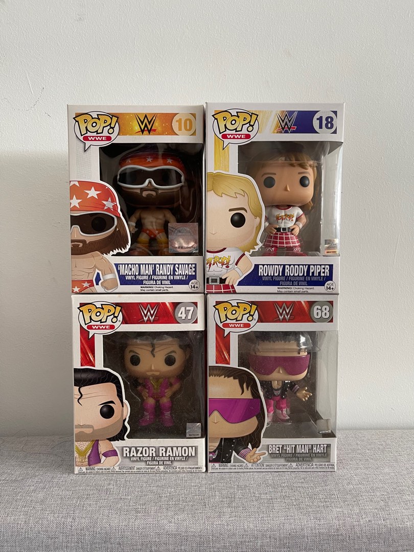 WWE Wrestling Funko Pop Legends, Hobbies & Toys, Toys & Games on Carousell