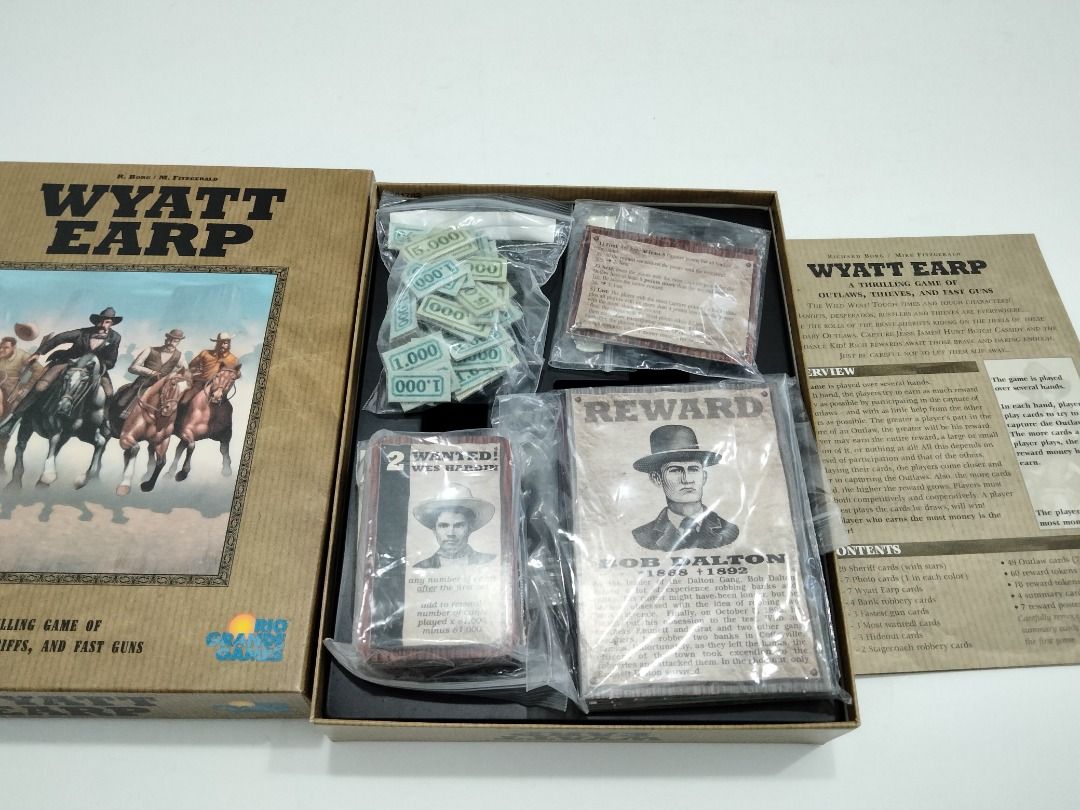 Wyatt Earp Board Game, Hobbies & Toys, Toys & Games on Carousell