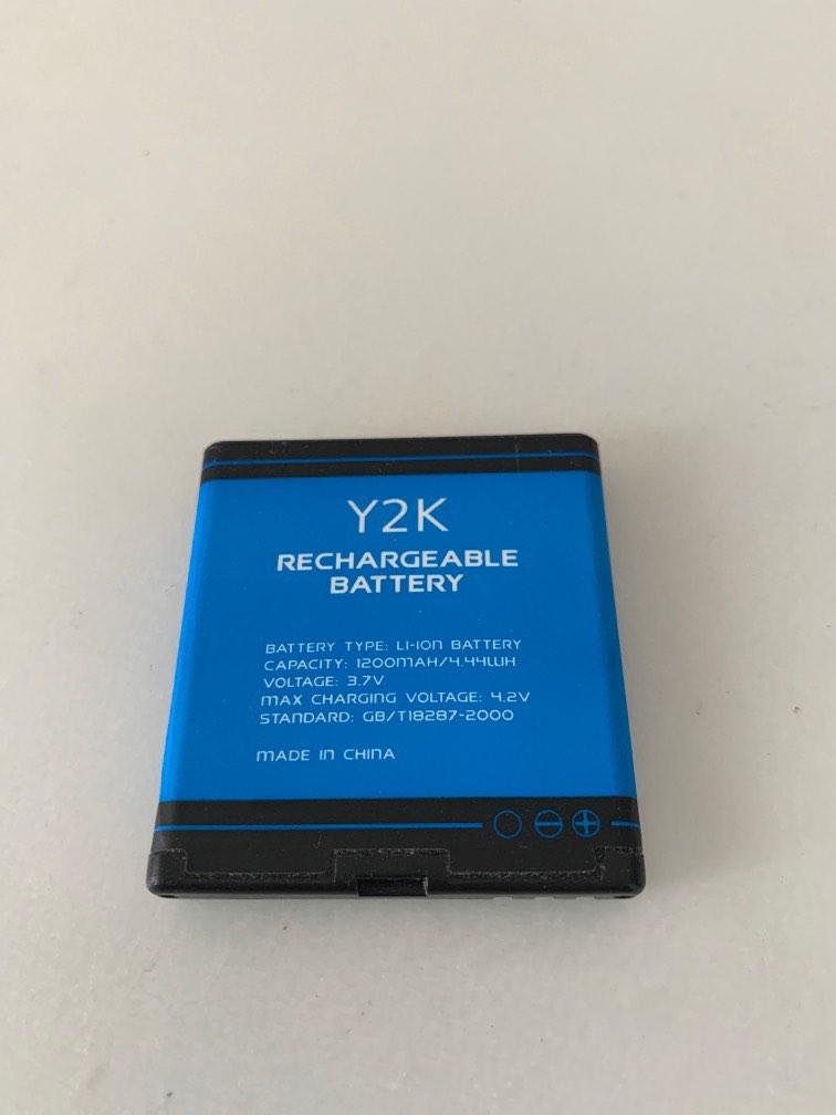 Y2K phone rechargeable battery, Mobile Phones & Gadgets, Mobile ...