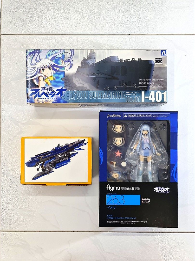 1/700 #009291 Aoshima Full Hull Arpeggio of Blue Steel -ARS NOVA- I-401 ...