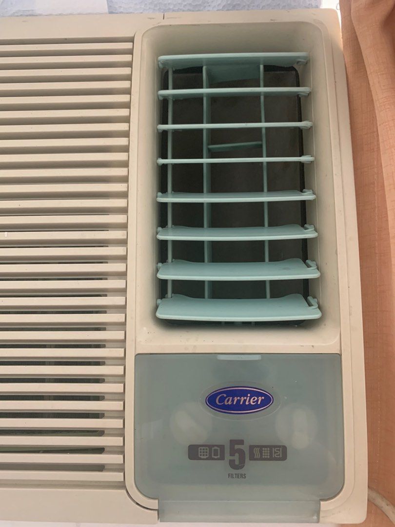 1hp aircon - Carrier (window type), TV & Home Appliances, Air ...