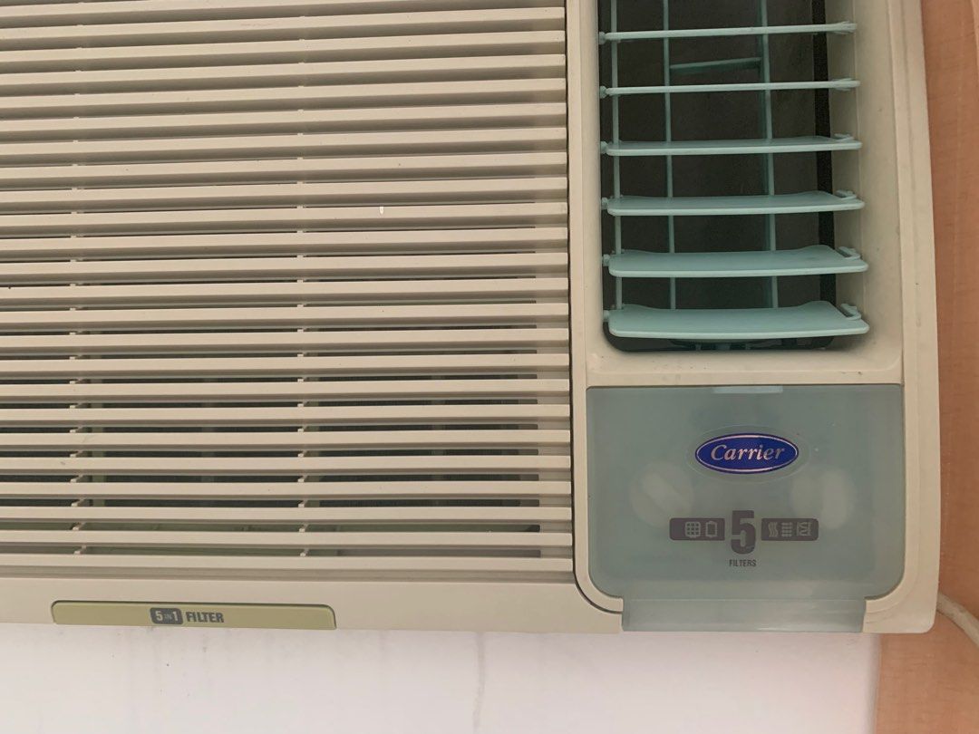 1hp aircon - Carrier (window type), TV & Home Appliances, Air ...