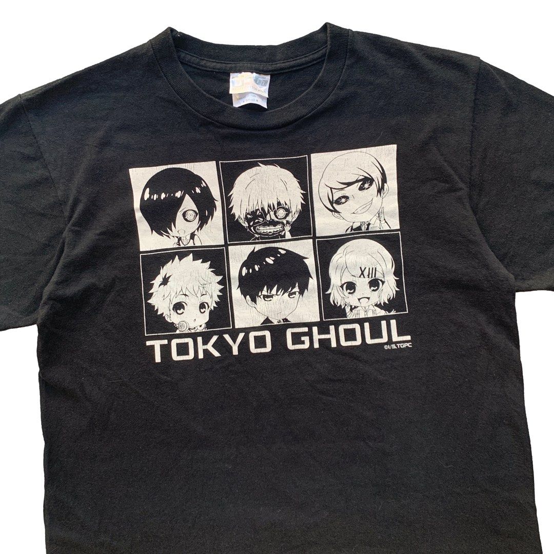 2000s Vintage Tokyo Ghoul Anime Tee Shirt Chibi Characters, Men's ...