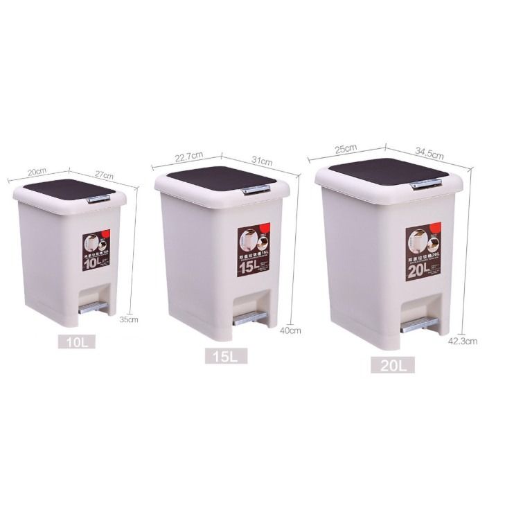 2 Way Dustbin Premium Plastic Waste Bin, Furniture & Home Living ...