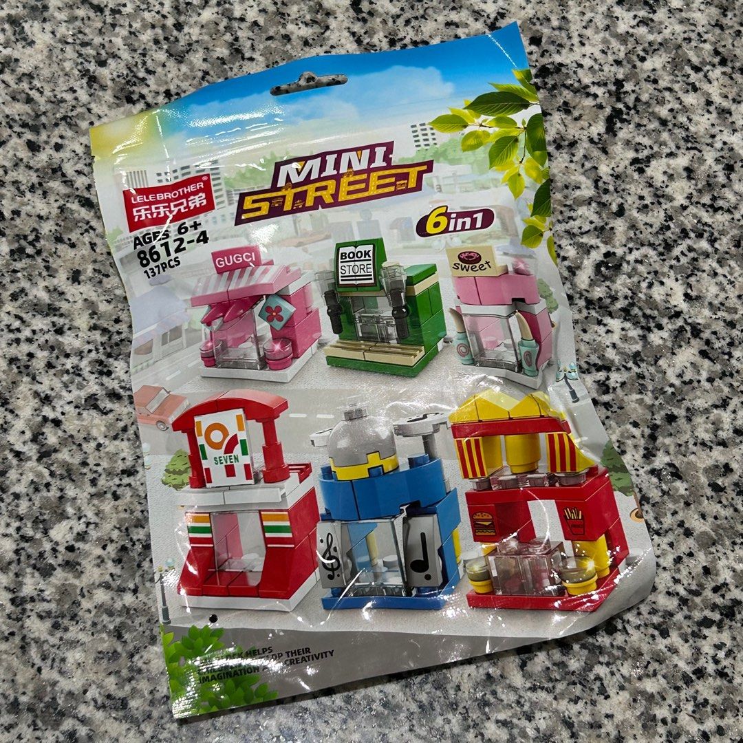 6-1 Street Buildings Legos, Hobbies & Toys, Toys & Games on Carousell