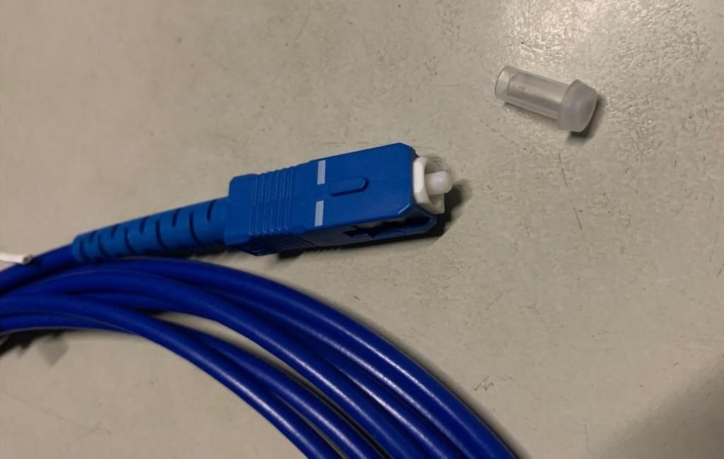 防寵物咬斷 光纖線 光纖 寬頻 專用 上網 電訊 modem fibre cable 1米 PCCW HKT HGC HKBN SMT ...