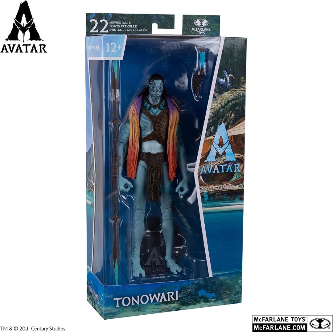 全新 日版 阿凡達 東諾瓦力 酋長 Tonowari Avatar The Way of Water 18cm Action Figure ...