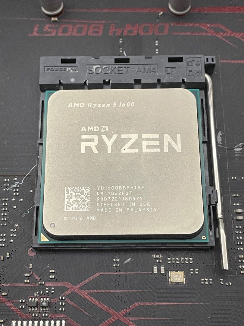 電腦 cpu AMD Ryzen 5 1600, 電腦＆科技, 電腦周邊及配件, 電腦周邊產品 - Carousell