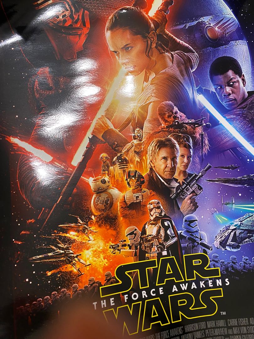 星球大戰 Star Wars poster, 興趣及遊戲, 收藏品及紀念品, 明星周邊 - Carousell