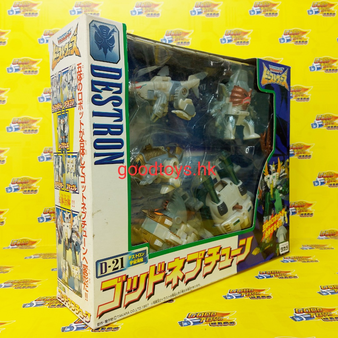 中古已開封 TAKARA 變形金剛 DESTRON D-21 宇宙海賊 五體合體, 興趣及遊戲, 玩具 & 遊戲類 - Carousell
