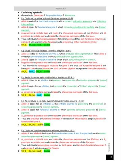 A Level H2 Biology Comprehensive Notes (Part 2), Everything Else on ...