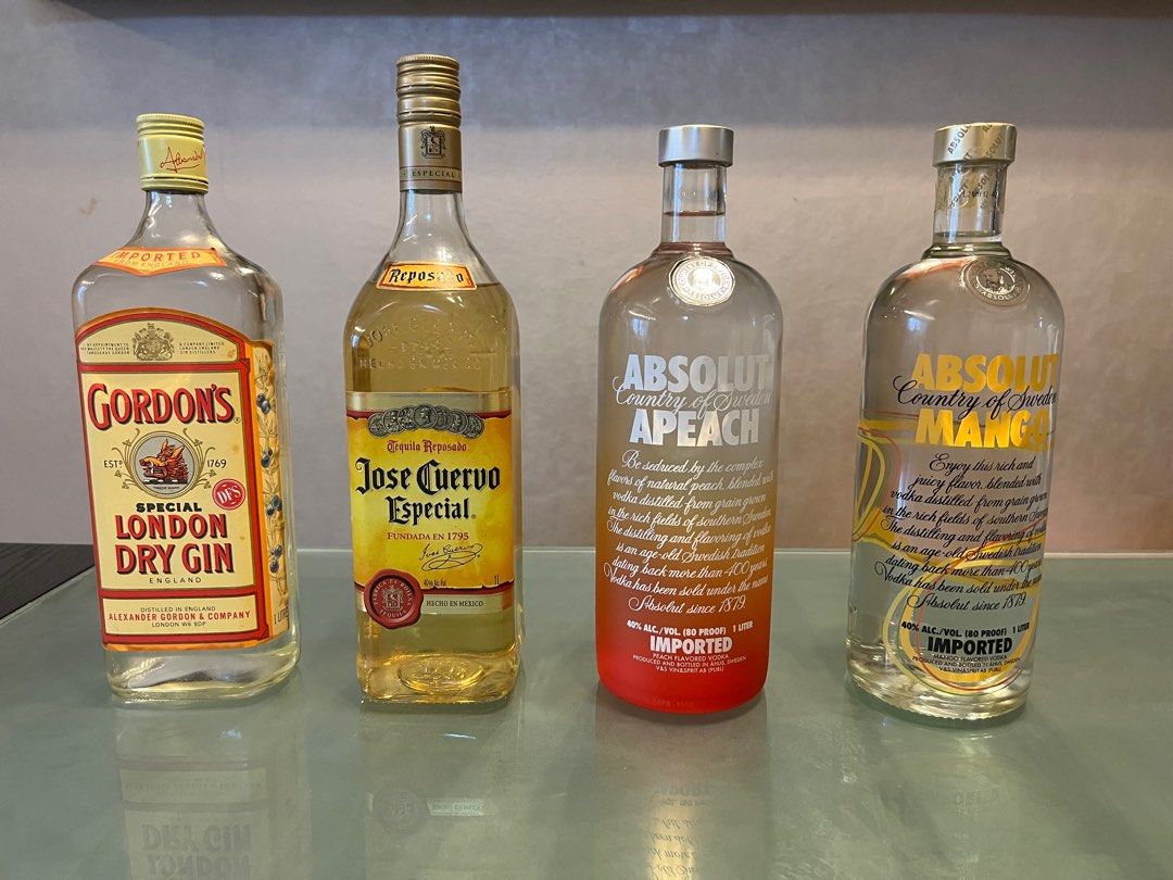 Absolut Vodka, Gin and Tequila, Food & Drinks, Alcoholic Beverages on ...