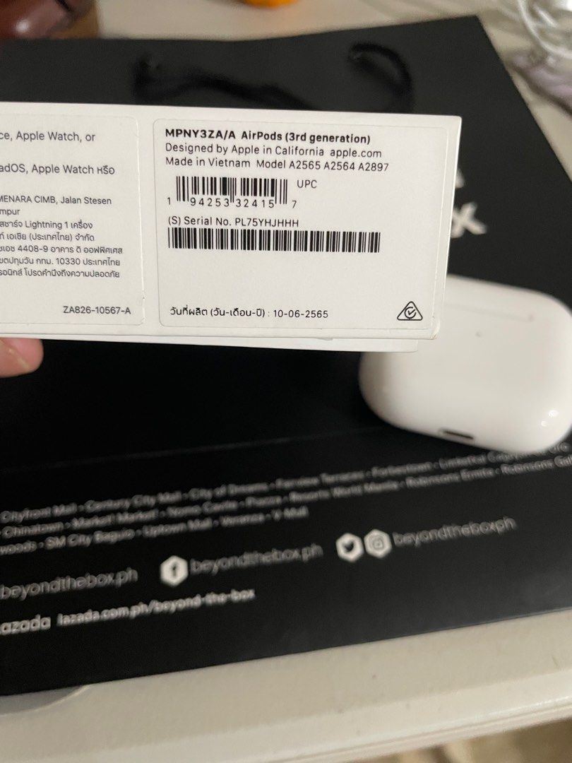 Airpods 3 with receipt and warranty, Audio, Earphones on Carousell