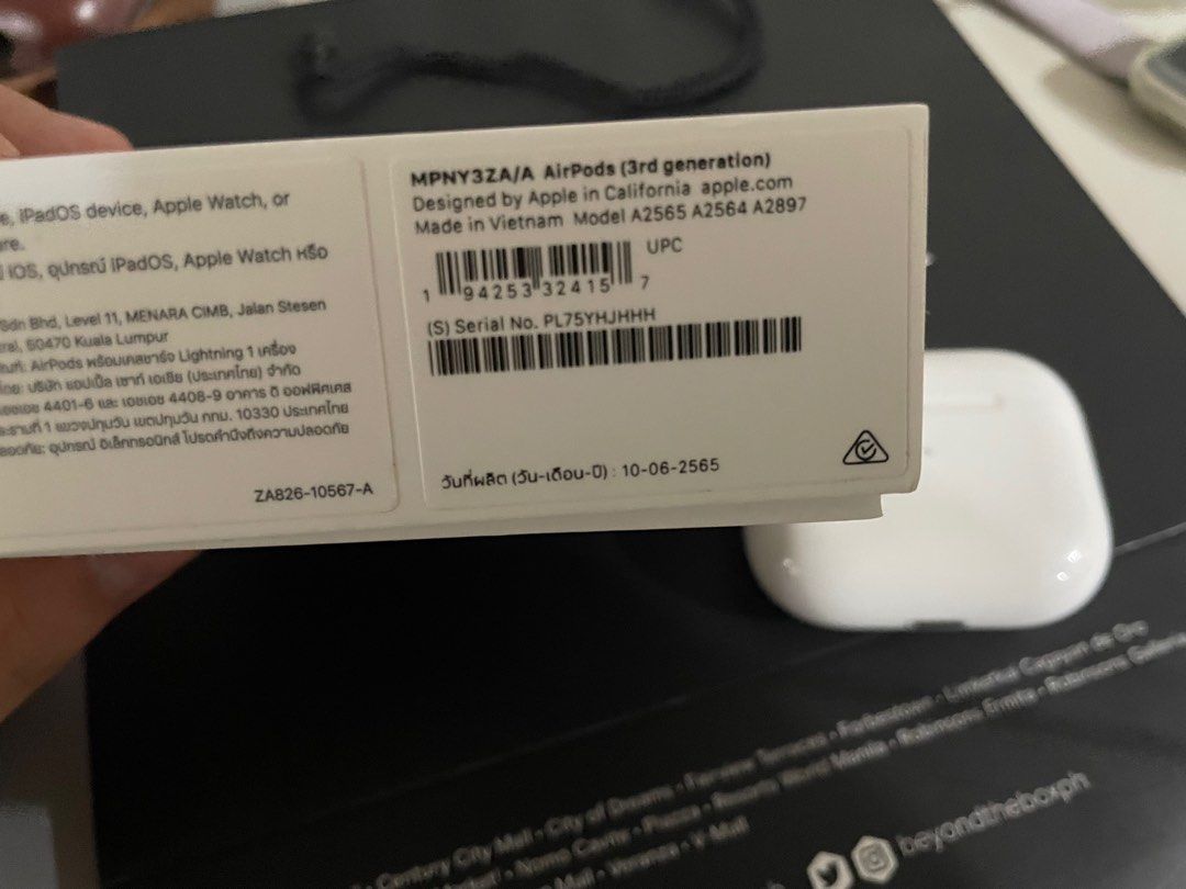 Airpods 3 with receipt and warranty, Audio, Earphones on Carousell