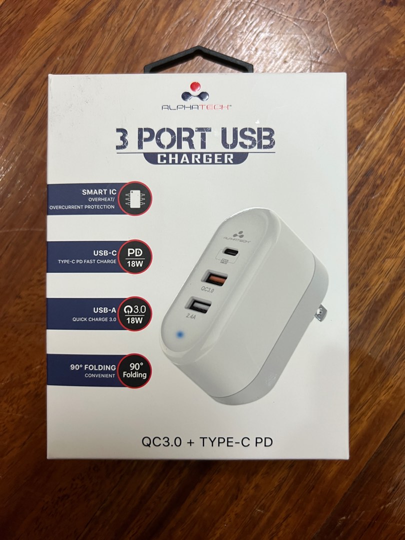 Alphatech 3 Port USB Charger, Mobile Phones & Gadgets, Mobile & Gadget ...
