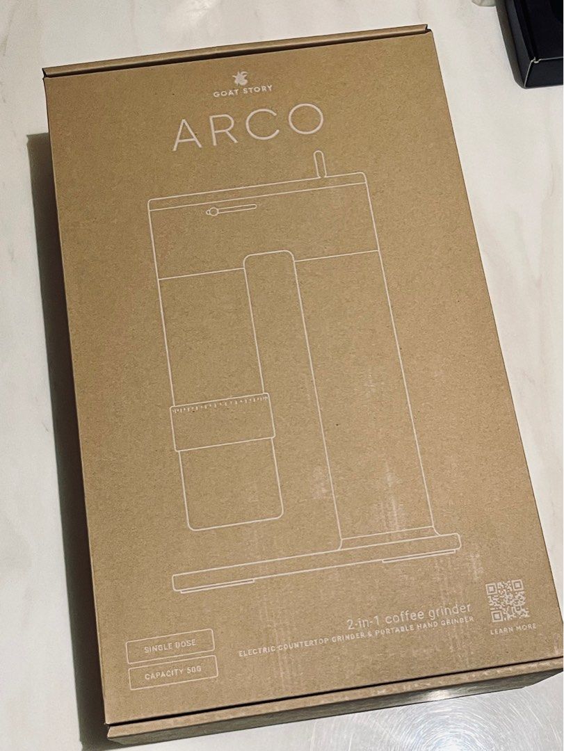 Arco Coffee Grinder 2 in 1 電動/手動磨豆機, 家庭電器, 廚房電器, 咖啡機及咖啡壺 - Carousell