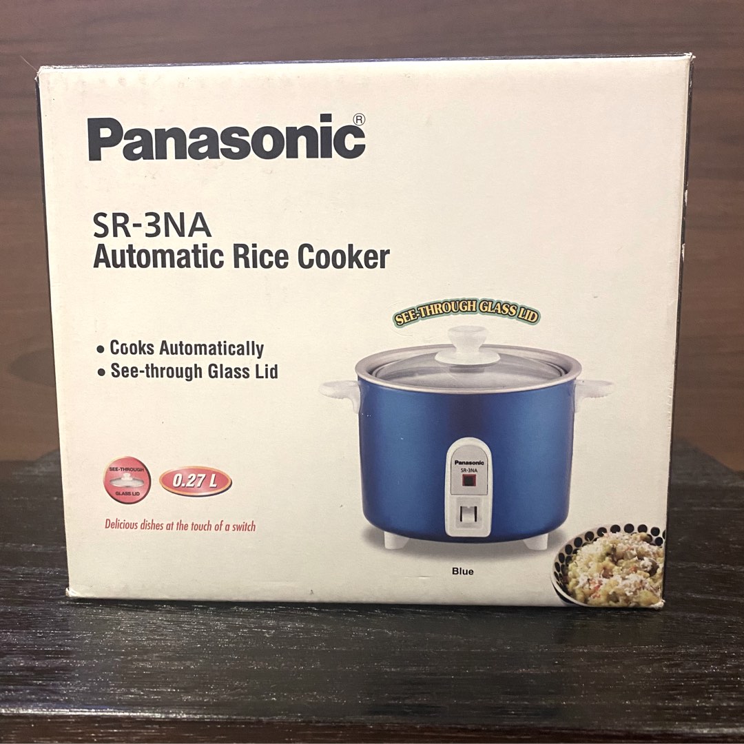 Auto rice cooker small Panasonic SR-3NA, TV & Home Appliances, Kitchen ...
