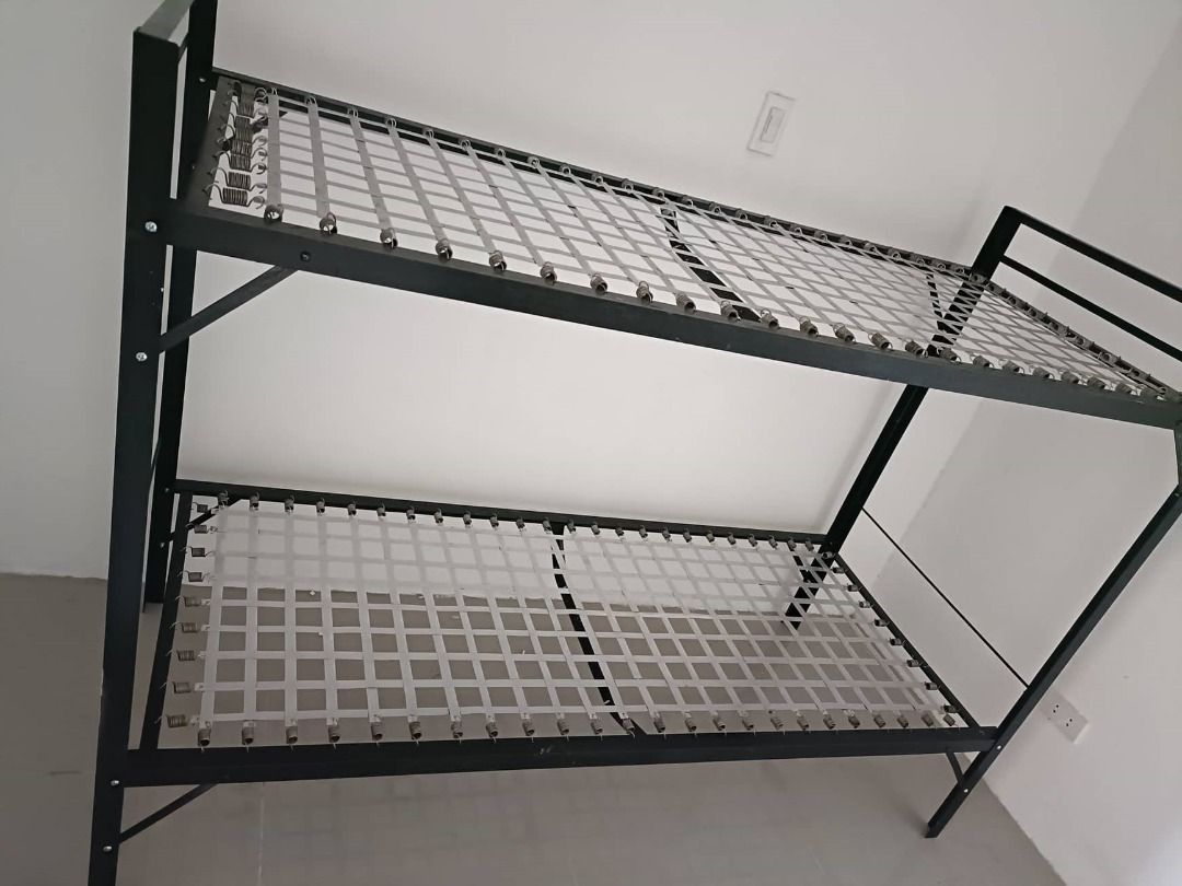 beds double deck MILITARY SPRING BED stock 221, Furniture & Home Living ...