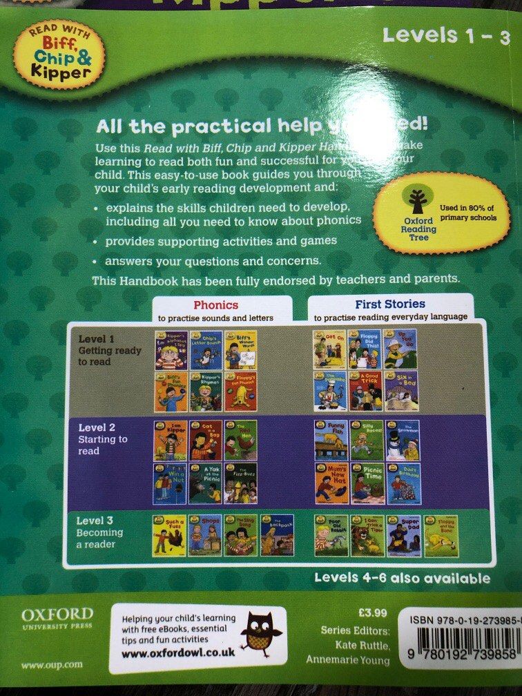 Levels 1-6 Biff, Chip & Kipper books, Hobbies & Toys, Books & Magazines ...
