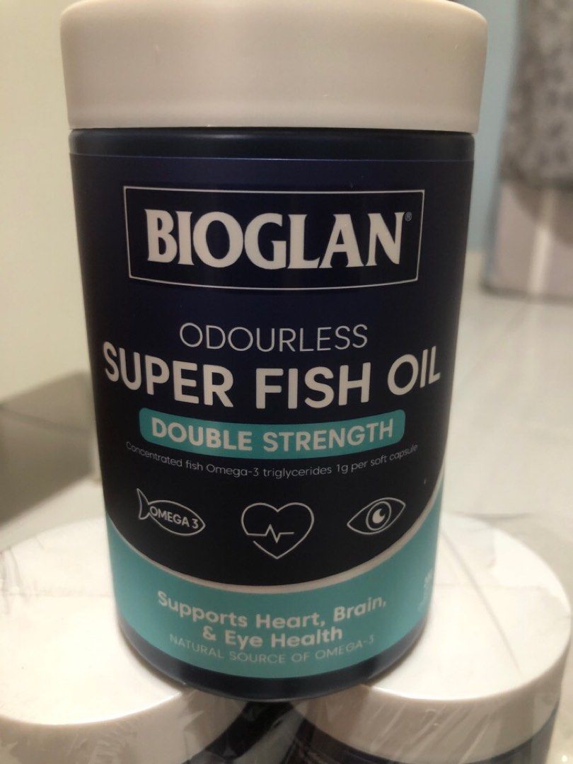 Bioglan super fish oil, 1000mg (200 tablets), Health & Nutrition ...