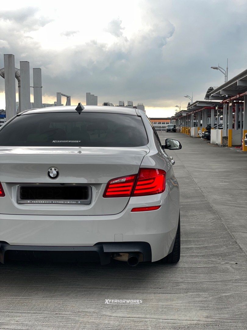 BMW F10 in Chalk Grey full wrap, Car Accessories, Accessories on Carousell