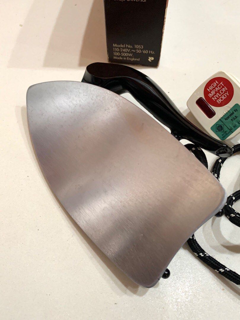 Vintage PIFCO Travel Iron foldable handle from England in good working ...