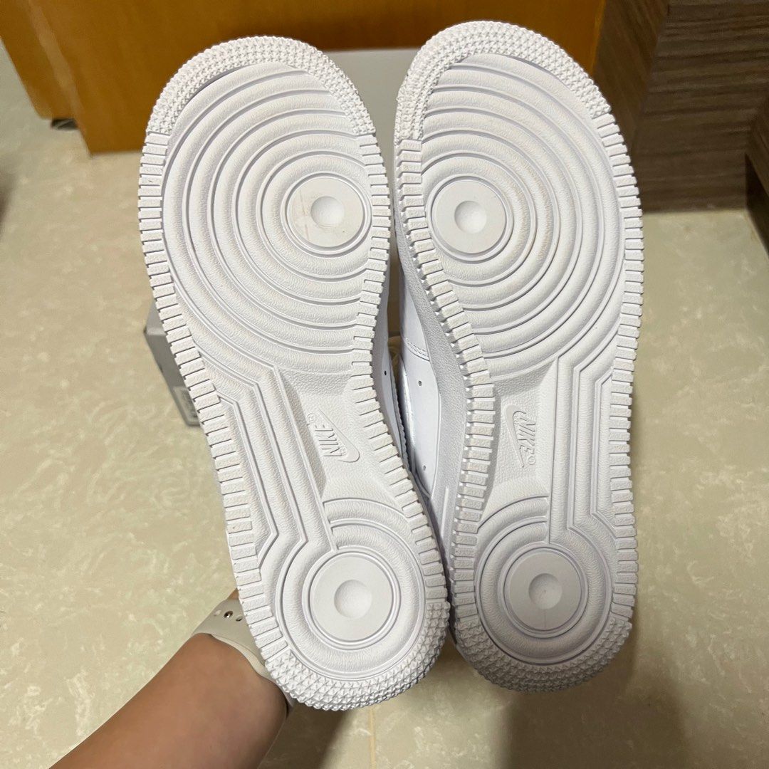 BNIB WMNS Nike Air Force 1 Triple White, Women's Fashion, Footwear ...