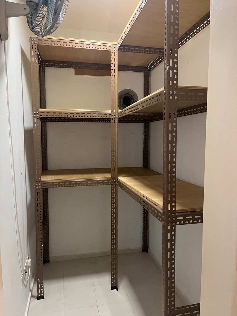 Bomb Shelters L-Shape Storage Rack, Furniture & Home Living, Furniture ...