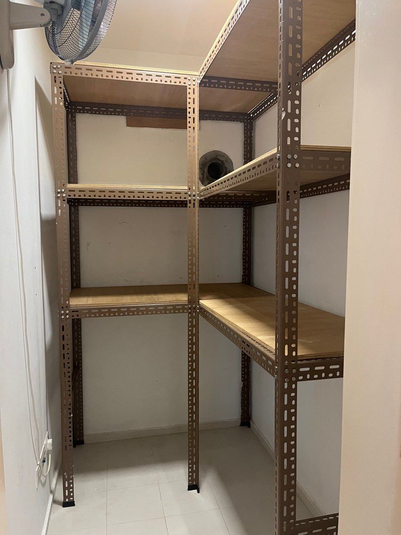 Bomb Shelters L-Shape Storage Rack, Furniture & Home Living, Furniture ...