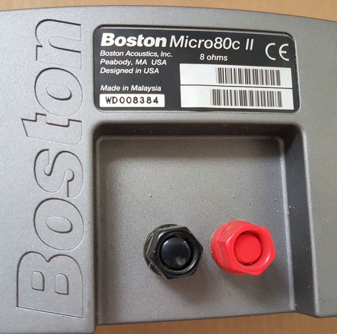 Boston Acoustics Micro 80c II Central Speaker, Home Theatre ...