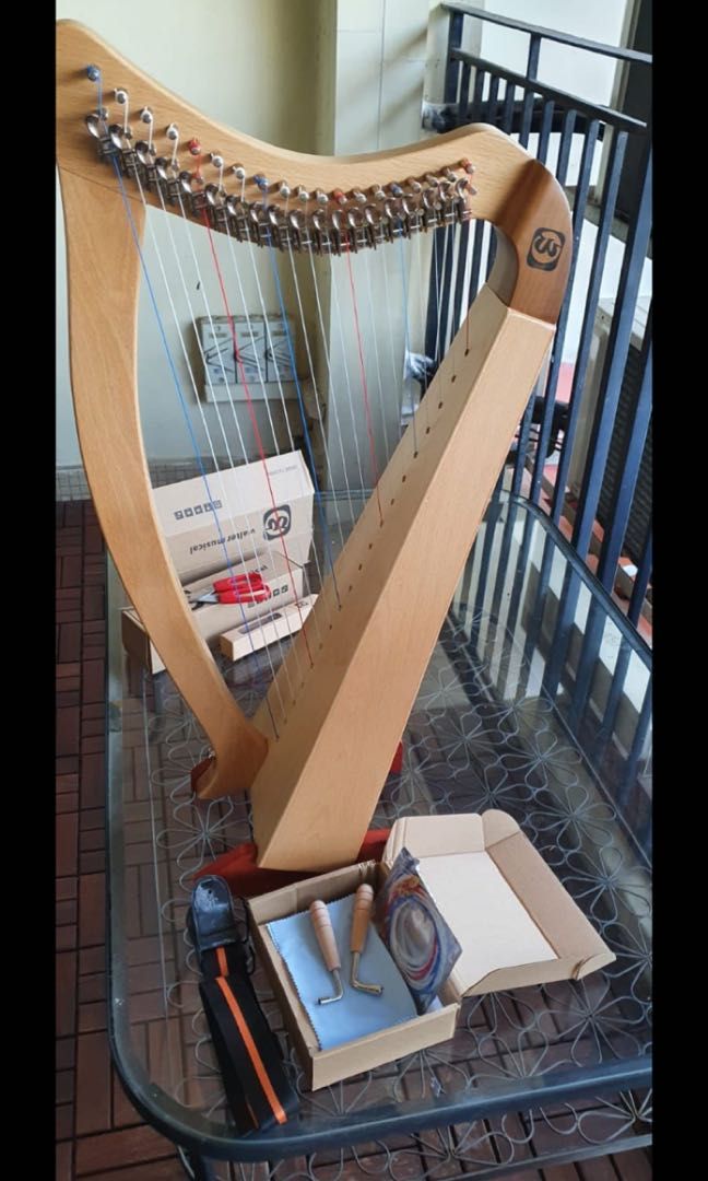 Brand new Harp 19 strings with bag, Hobbies & Toys, Music & Media ...