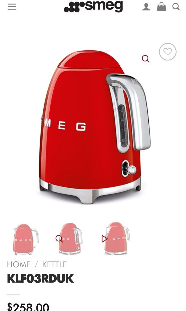 BRAND NEW SMEG Tooster (Red), TV & Home Appliances, Kitchen Appliances ...
