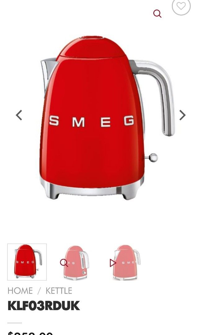 BRAND NEW SMEG Tooster (Red), TV & Home Appliances, Kitchen Appliances ...