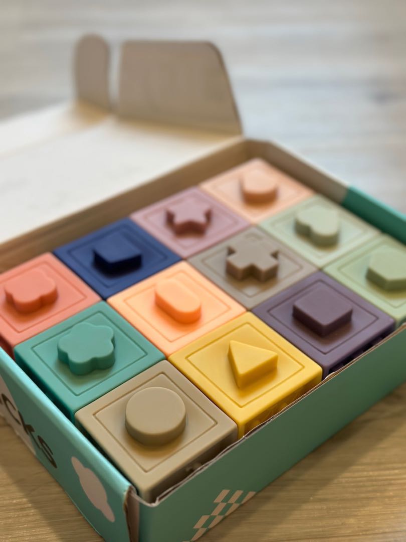 [Brand new] Soft sensory building blocks, Babies & Kids, Infant ...
